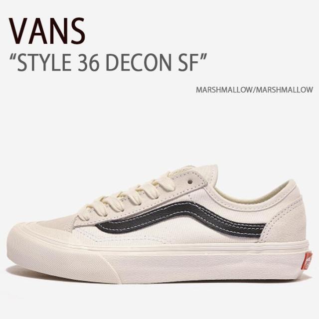 VANS スニーカー STYLE 36 DECON SF MARSHMALLOW MARSHMALLOW VN0A3MVL226