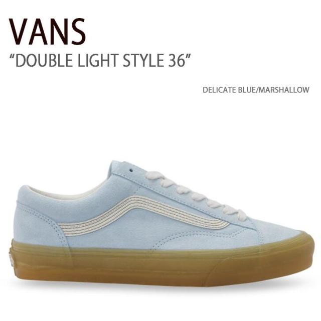 VANS スニーカー DOUBLE LIGHT STYLE 36 DELICATE BLUE MARSHALLOW VN0A54F6B961