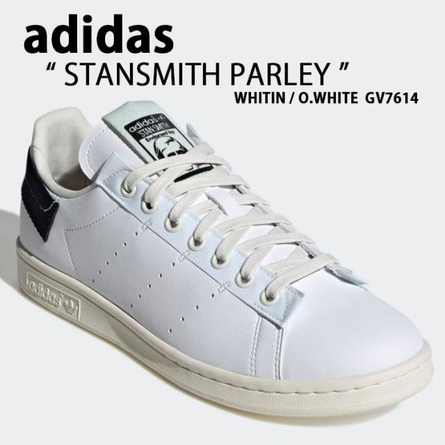 adidas アディダス スニーカー STANSMITH PARLEY スタンスミス パーレイ パリ WHITE BLACK GV7614