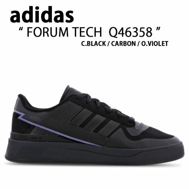 adidas アディダス スニーカー FORUM TECH フォーラムテック Q46358 BLACK CARBON VIOLET