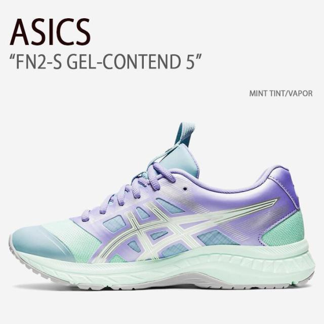 ASICS アシックス スニーカー FN2-S GEL-CONTEND 5 MINT TINT VAPOR FN2-S ゲルコンテンド 5 ミントティント ベイパー レディース 女性用 1202A128-300