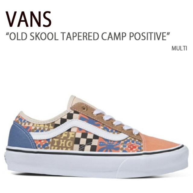 VANS スニーカー OLD SKOOL TAPERED CAMP POSITIVE MULTI VN0A54F4B2X