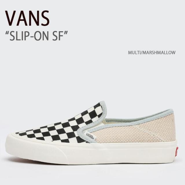 VANS スニーカー SLIP-ON SF MULTI MARSHMALLOW VN0A5HYQAYR