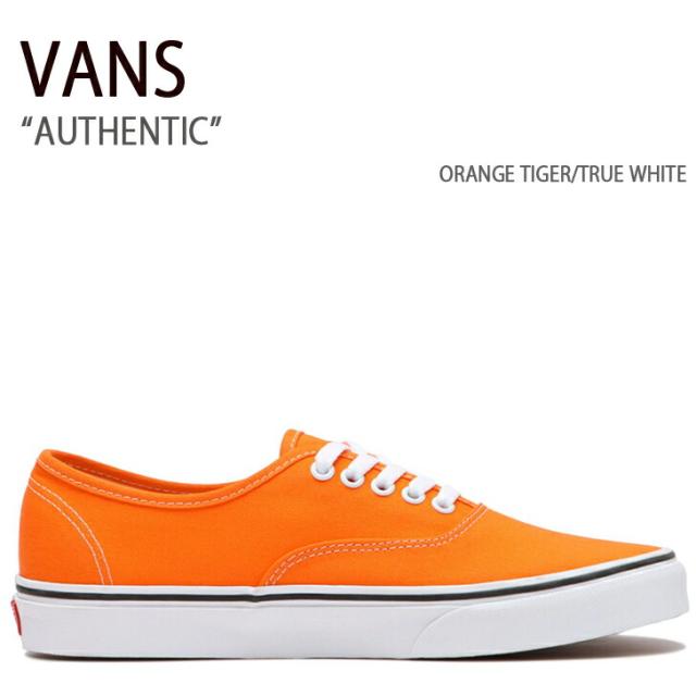 VANS スニーカー AUTHENTIC ORANGE TIGER TRUE WHITE VN0A5KRDAVM