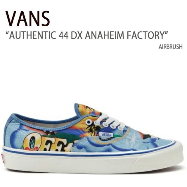 VANS スニーカー AUTHENTIC 44 DX ANAHEIM FACTORY AIRBRUSH VN0A5KX4AVR