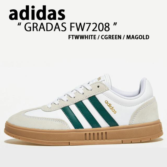adidas アディダス スニーカー GRADAS FW7208 WHITE GREEN
