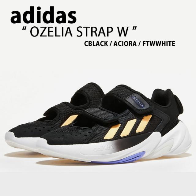 adidas アディダス スニーカー OZELIA STRAP W GZ6241 オゼリア ストラップ BLACK WHITE