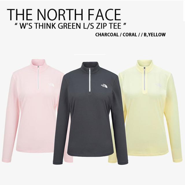 THE NORTH FACE ノースフェイス レディース ジャージ W’S THINK GREEN L/S ZIP TEE NT7LN30A NT7LN30B NT7LN30C