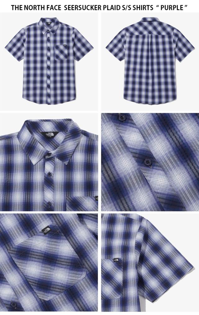 THE NORTH FACE ノースフェイス ネルシャツ SEERSUCKER PLAID S/S