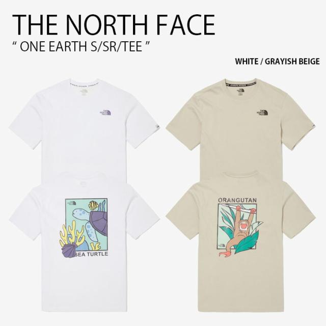 THE NORTH FACE ノースフェイス Tシャツ ONE EARTH S/SR/TEE WHITELABEL NT7UN05K/L