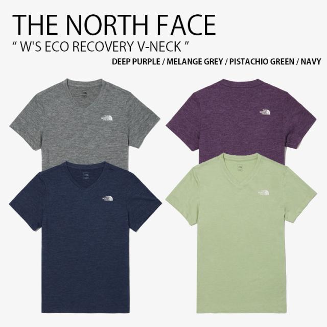 THE NORTH FACE ノースフェイス レディース Tシャツ W’S ECO RECOVERY V-NECK NT7UN31A/B/C/D