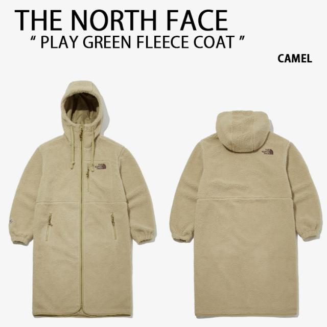 THE NORTH FACE ノースフェイス フリースジャケット PLAY GREEN FLEECE COAT プレー グリーン フリース コート ジャケット ジップアップ ロゴ CAMEL メンズ レディース NC4FM50A
