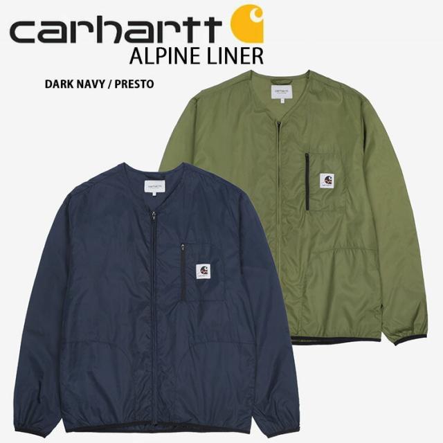 CARHARTT カーハート ブルゾン ALPINE LINER ナイロンジャケット ナイロンジャンパー NAVY KHAKI CA22SSJALS