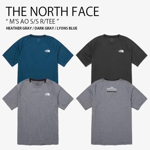 THE NORTH FACE ノースフェイス Tシャツ M’S AO S/S R/TEE ラウンドネック ティーシャツ 半袖 ロゴ メンズ レディース NT7UP03A/B/C