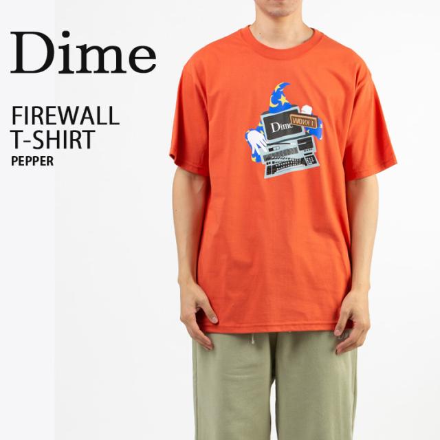 Dime ダイム Tシャツ FIREWALL T-SHIRT PEPPER クラシックスモールロゴTシャツ ペッパー DIMKSTE005-W85