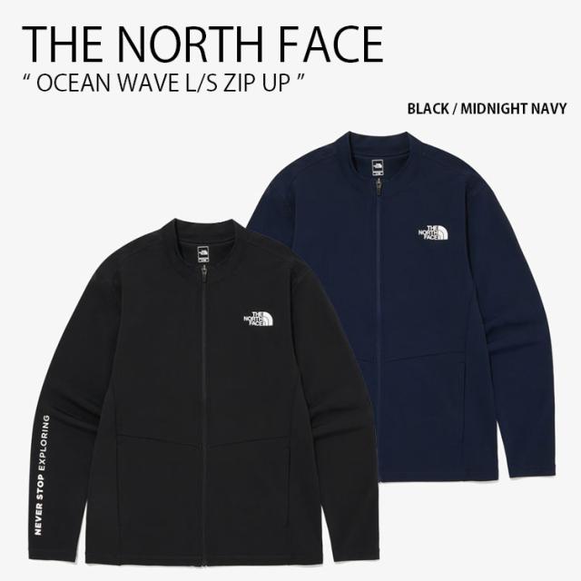 THE NORTH FACE ノースフェイス ラッシュガード OCEAN WAVE L/S ZIP UP 水着 ジャケット スイムウェア メンズ レディース NJ5JQ18A/B
