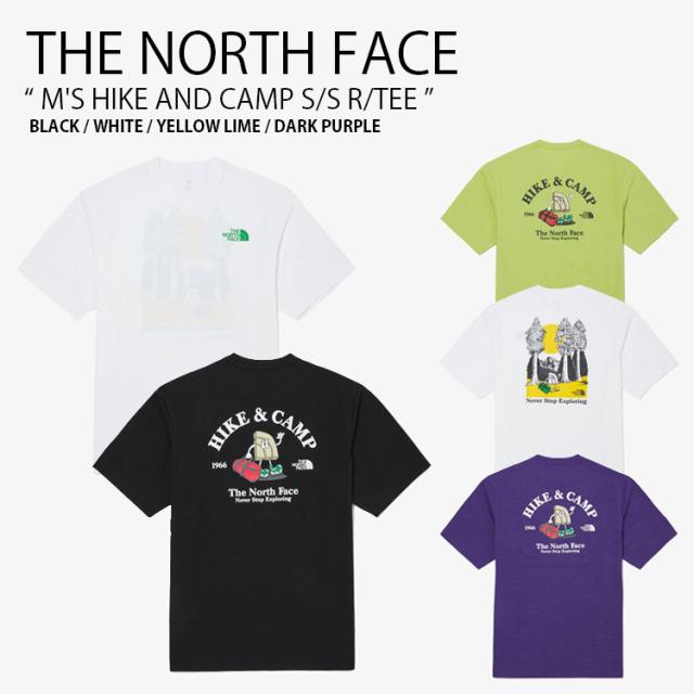 THE NORTH FACE ノースフェイス Tシャツ M’S HIKE AND CAMP S/S R/TEE ティーシャツ 半袖 カットソー メンズ レディース NT7UQ15A/B/C/D