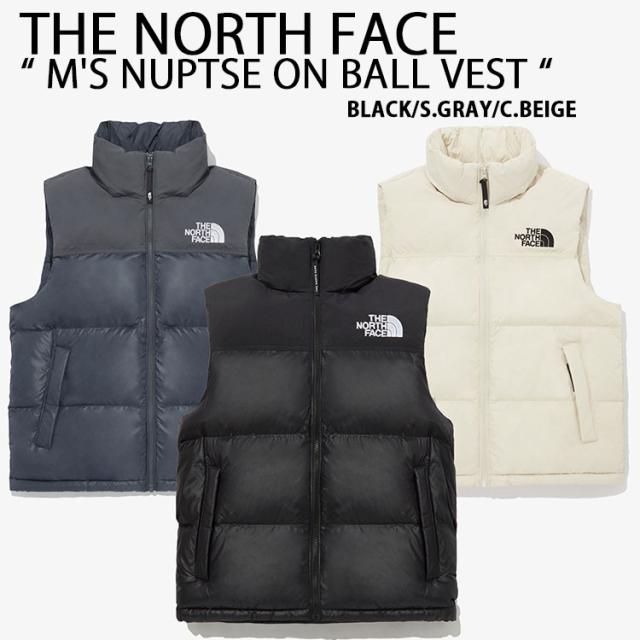 THE NORTH FACE ノースフェイス ダウンベスト M’S NUPTSE ON BALL VEST パディングベスト ロゴ ダウンスタイル フード収納 NV3NR50A  NV3NQ53