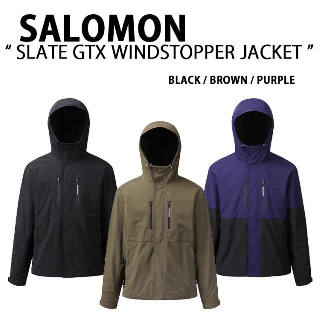 SALOMON サロモン ウィンドブレーカー SLATE GTX WINDSTOPPER JACKET スレート ゴアテックス ウィンドストッパー ジャケット 3色