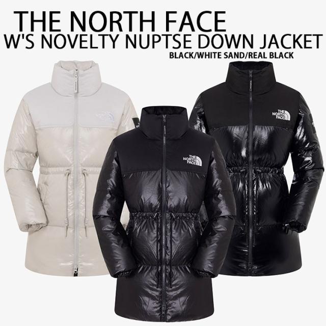THE NORTH FACE ノースフェイス レディース ダウンジャケット W’S NOVELTY NUPTSE DOWN PARKA ヌプシダウン 光沢 グロッシー NJ1DQ87