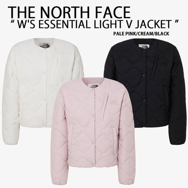 THE NORTH FACE ノースフェイス レディース キルティングジャケット W’S ESSENTIAL LIGHT V JACKET カーディガン クロップ丈  NJ3NQ80
