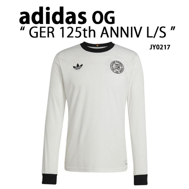 adidas originals アディダス 長袖ジャージ Tシャツ GERMANY 125th ANNIVERSARY L/SR JERJEY JY0217 WHITE ドイツ代表 125周年記念モデル