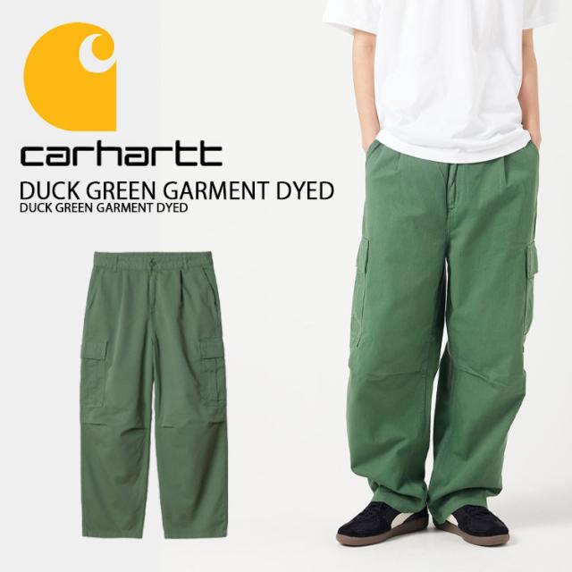 CARHARTT カーハート ロングパンツ COLE CARGO PANT MORAGA GREEN ウェア コール カーゴパンツ モラガ メンズ レディース CA24FWPACA