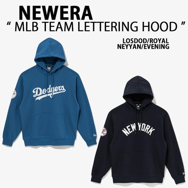 NEWERA ニューエラ パーカー フーディー AP MLB TEAM LETTERING HOODIE ロサンゼルスドジャース LOSDOD ニューヨークヤンキース NEYYAN