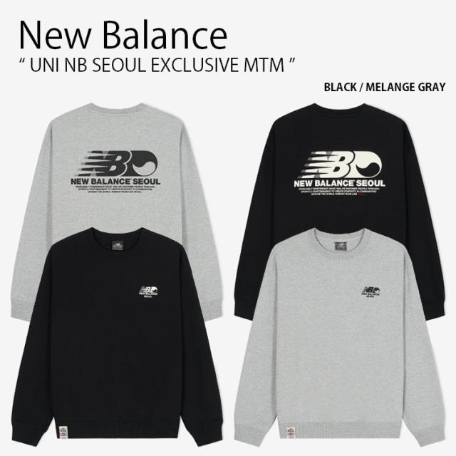 New Balance ニューバランス スウェット UNI NB SEOUL EXCLUSIVE MTM ソウル マンツーマン 長袖 メンズ レディース NBNCF2A023
