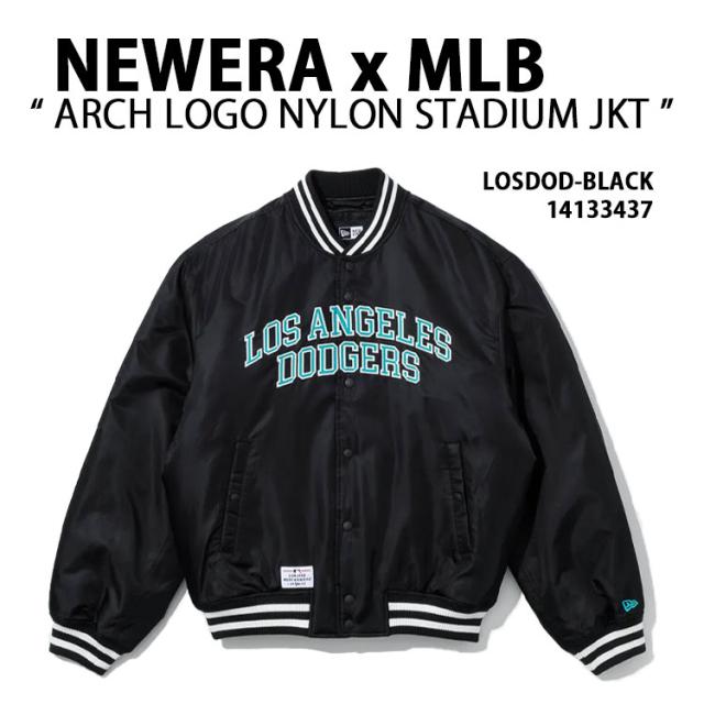 NEWERA ニューエラ スタジャン ブルゾン MLB ARCH LOGO NYLON STADIUM JACKET LOSDOD ドジャース スタジアムジャケット 大谷翔平 14133437