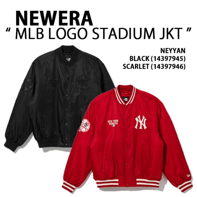 NEWERA ニューエラ スタジャン ブルゾン MLB LOGO STADIUM JACKET NEYYAN ヤンキース ベースボールジャケット 14397945 14397946