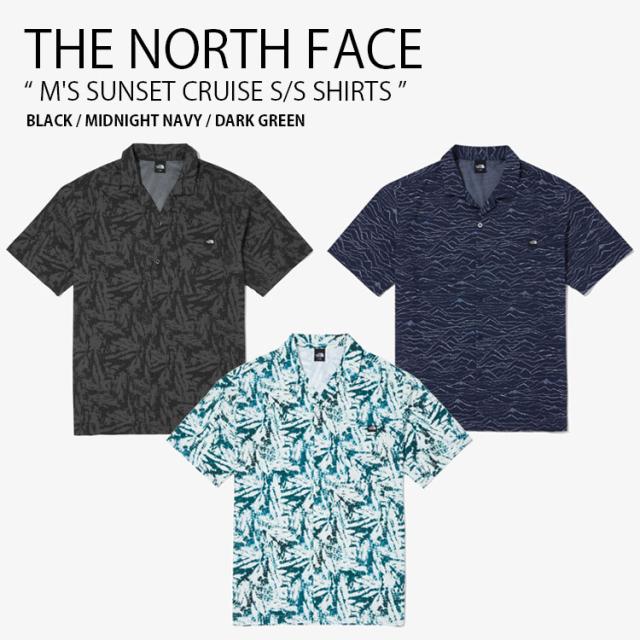 THE NORTH FACE ノースフェイス カジュアルシャツ M’S SUNSET CRUISE S/S SHIRTS ナイロンシャツ 半袖 メンズ レディース NH8SQ14A/B/C