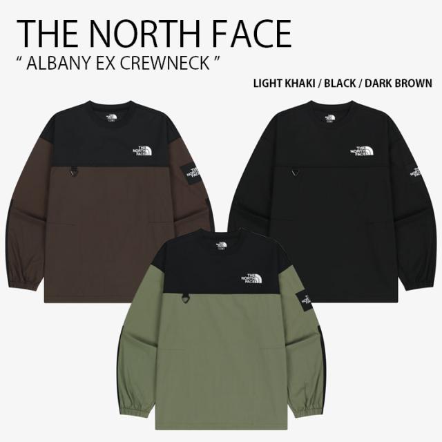 THE NORTH FACE ノースフェイス スウェット ALBANY EX CREWNECK トレーナー 長袖 カットソー メンズ レディース NM5MR57J/K/L