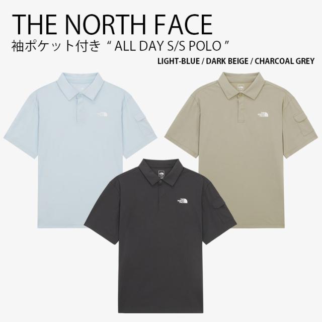 THE NORTH FACE ノースフェイス ポロシャツ ALL DAY S/S POLO オールデイ ショートスリーブ ポロ 半袖 メンズ レディース NT7PR09A/B/C
