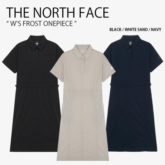 THE NORTH FACE ノースフェイス レディース ワンピース W’S FROST ONEPIECE シャツワンピース 半袖 マキシ丈 女性用 NT7ZR32A/B/C