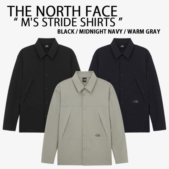 THE NORTH FACE ノースフェイス ナイロンシャツ M’S STRIDE SHIRTS ストライドシャツ 長袖 カジュアル メンズ レディース NH8LR53A/B/C