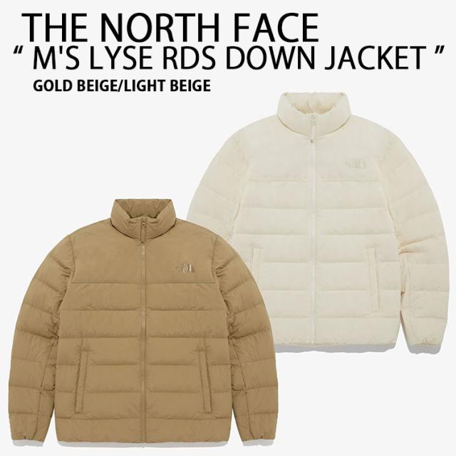 THE NORTH FACE ノースフェイス ダウンジャケット M’S LYSE RDS DOWN JACKET 軽量ダウン ライトダウン BROWN-BEGE LIGHT-BEIGE NJ1DQ14