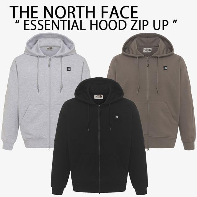 THE NORTH FACE ノースフェイス パーカー ジップアップパーカー ESSENTIAL HOOD ZIP UP スモールロゴ フーディー ルーズフィット NJ5JR02