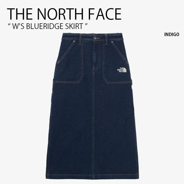 THE NORTH FACE ノースフェイス レディース デニムスカート W’S BLUERIDGE SKIRT ウィメンズ Aラインスカート ネイビー 女性用 NK6NR54A