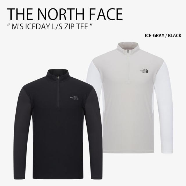 THE NORTH FACE ノースフェイス スポーツウェア M’S ICEDAY L/S ZIP TEE ティーシャツ 長袖 Tシャツ ロンT メンズ レディース NT7LR03A/C