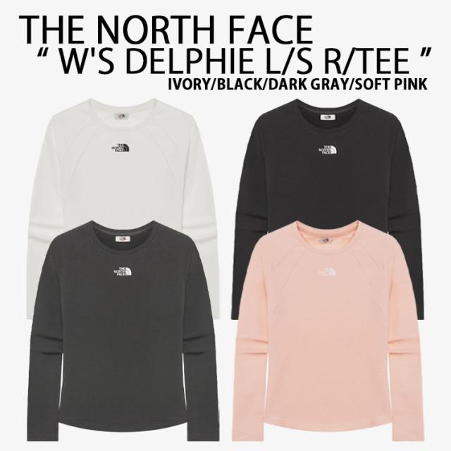 THE NORTH FACE ノースフェイス ホワイトレーベル レディース Tシャツ W’S DELPHIE L/S R/TEE ラウンドTシャツ WHITELABEL NT7TR30J/K/L/M