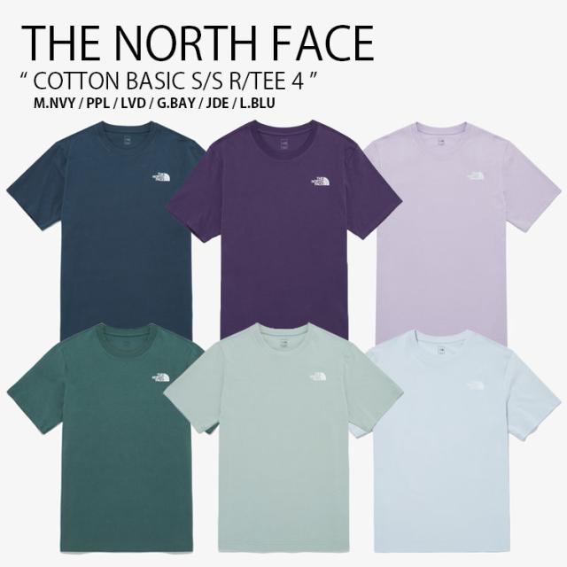 THE NORTH FACE ノースフェイス Tシャツ COTTON BASIC S/S R/TEE 4 ティーシャツ 半袖 カットソー メンズ レディース NT7UQ50A/B/C/D/F/G