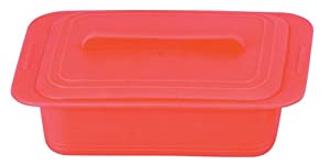 ワールドクリエイト ViV シリコンスチーマー 蒸し器 レンジ調理器 クアトロ パプリカレッド 59622(中古品)