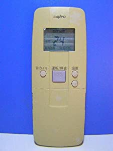 三洋電機 サンヨー エアコンリモコン RCS-LVR8A(中古品)