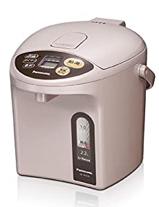 パナソニック 電気ポット 2.2リットル 真空断熱 省エネ保温 お好み温度調節 給湯量(2段階+コーヒー用) ベージュ NC-BJ224-C(中古