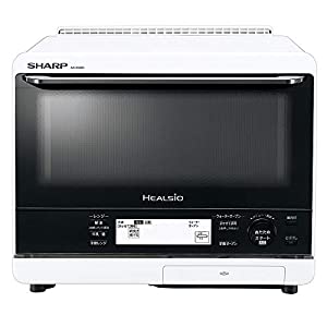 シャープ ヘルシオ 加熱水蒸気 2段調理 30Lタイプ ホワイト AX-XS500-W(中古品)