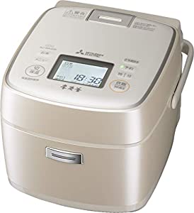 三菱 IHジャー炊飯器（3.5合炊き） 白和三盆MITSUBISHI 本炭釜 NJ-SWA06-W(中古品)