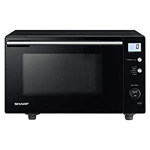 シャープ 電子レンジ 17L ヘルツフリー 絶対湿度センサー搭載 フラットタイプ RE-TF17S-B ブラック(中古品)