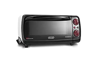 デロンギ(DeLonghi)スフォルナトゥット・イーヴォ ミニコンベクションオーブン 8.5L ホワイト/ブラック EO90155J-W(中古品)