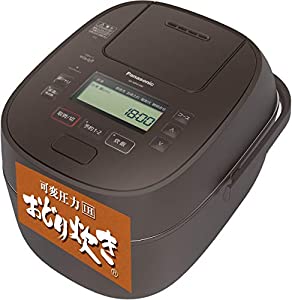 パナソニック 炊飯器 5.5合 可変圧力IH式 おどり炊き ブラウン SR-MPA100-T(中古品)
